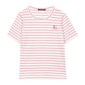 Luisa Cerano L&auml;ssiges Shirt mit einzigartigem Design - - Tops - Damen - Rosa - S