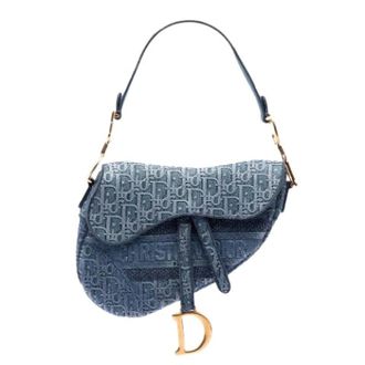 Dior Sac port&eacute; &eacute;paule Pre-owned - Femme - Pre-owned - Bleu - Taille: ONE Size