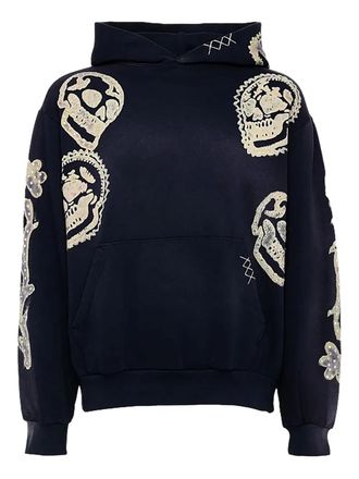 Alchemist hoodie Stadium Skulled Black - Noir