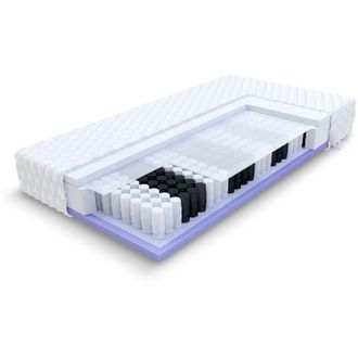 FDM Matratze 100x200 Taschenfederkern 7 Zonen H2 H3 kepler Höhe 20 cm Jersey Bezug