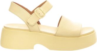 Camper Femme, Chaussures, Jaune, Taille: 41 EU Gobi Flora / Tasha Flora Wedge Sandal