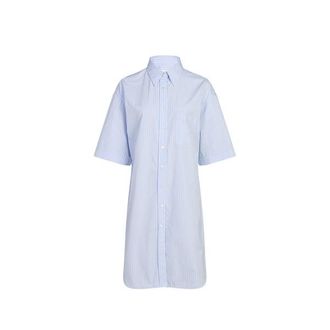 A.P.C. Robe chemise Chiara &agrave; rayures en coton