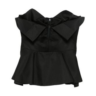 Alexander McQueen Tr&auml;gerloses Korsett-Top - - Tops - Damen - Schwarzk - S