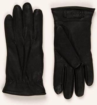 UGG Lederhandschuhe 3 Point schwarz