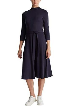 Esprit 090EE1E308 Robe, 400/bleu Marine, XL Femme