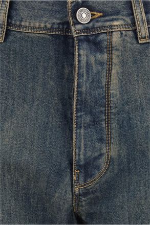 Fendi Vintage-Effect Denim Jeans - Blue