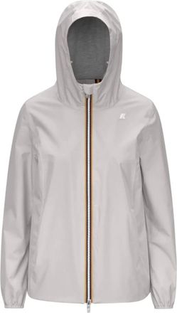 K-Way Femme, Vestes, Gris, Taille: 42 FR Manteau Gris en Jersey Poly Stretch