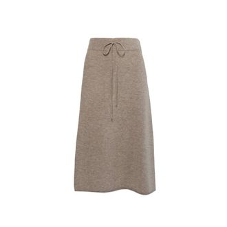 H&eacute;st H&eacute;st - Jupe Tricot Selma - Femme - Jupes - Beige - Taille: 46 FR