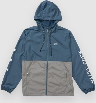 Salty Crew Surface Windbreaker channel blue