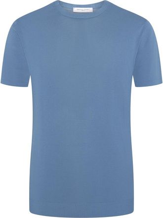 Daniele Fiesoli Leichtes Feinstrick-T-Shirt aus Baumwolle in