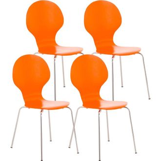 Clp 4x Stapelstuhl diego orange