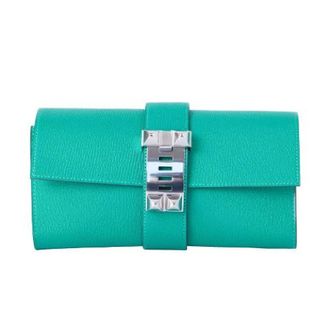 Herm&egrave;s Pre-owned Medor Clutch - - Pre-owned - Damen - Gr&uuml;n - ONE SIZE