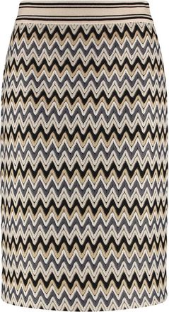 Gerry Weber Femme, Jupes, Multicolore, Taille: 44 FR Midi Skirts