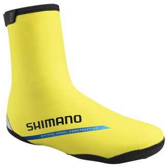 SHIMANO Unisex Road Thermo-Schuh&uuml;berzug, Neongelb, Gr&ouml;&szlig;e XXL (47-49)