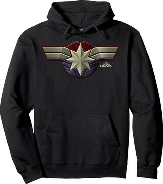 MARVEL Captain Marvel Original Logo Pullover Hoodie