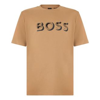 HUGO BOSS H-Thompson 656 T-Shirt - - Tops - Herren - Beige - L