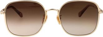 Chlo&eacute; Ch0255Sk Rechteckige Sonnenbrille - - Accessories - Damen - Gelb - 57 MM