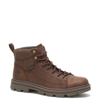 CAT Caterpillar Modulate WP P725406, Men lace-up shoes,winter boots, Brown, 46 EU