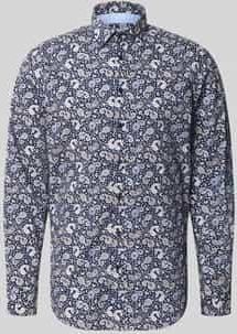 Christian Berg Regular Fit Freizeithemd mit Paisley-Muster und Kentkragen