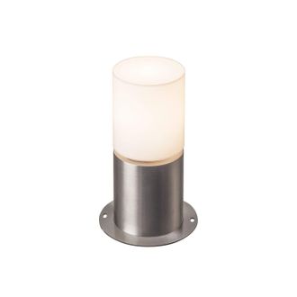 SLV Stehleuchte ROX ACRYL 30 Pole/Au&szlig;en-Beleuchtung f&uuml;r Wege, W&auml;nde, Eing&auml;nge, LED Outdoor Garten-Lampe / E27 IP44 20.0W edelstahl, 1001488, silber, 30cm