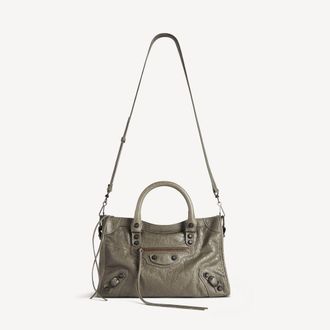 Balenciaga Unisex Bag Bal E26 Kaki