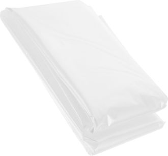 Angoily Kunststoff Sofahülle 360X135cm Transparent Staubschutz Möbelschutzhülle Umzugs und Lagerungsschutz Sofaüberzug