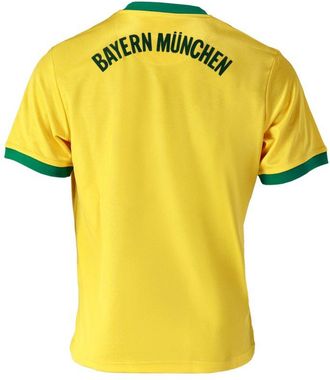 Copa T-Shirt FC Bayern M&uuml;nchen, Retro Trikot 1986 Ausweich, Unisex, Gelb