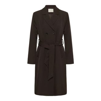 Kaffe Kalima Long Blazer - - Coats - Damen - Braun - XS