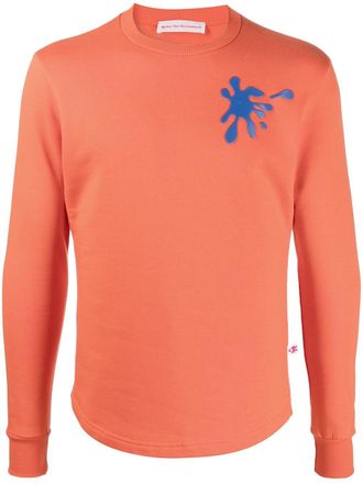 Walter Van Beirendonck t-shirt Spot Sweat à manches longues - Orange