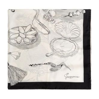 Jacquemus Le Grand Foulard Cocktail - - Accessories - Damen - Wei&szlig; - ONE SIZE