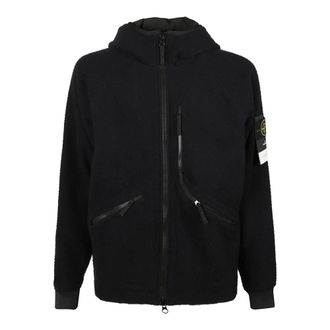Stone Island Logo Patch Jacket - - Jackets - Herren - Blau - L