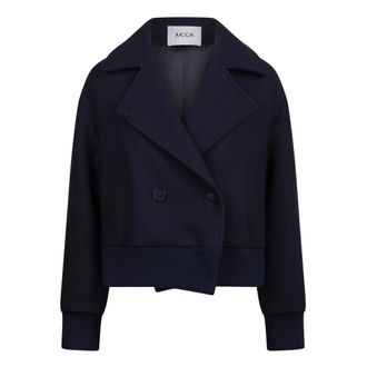 Jucca Giacca Cropped - - Coats - Damen - Blau - S