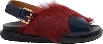 Marni Sandales - Rouge Brun