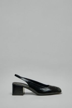 Courr&egrave;ges Heritage Vinyl Slingbacks
