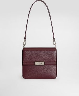 Dolce & Gabbana Deerskin Bag - Mann Schultertasche Bordeaux Onesize