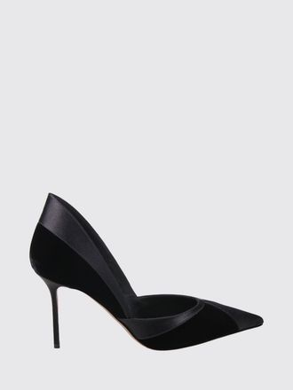 Aquazzura Escarpins Shadow en velours et satin avec talon aiguille haut