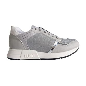 Liu Jo Silver Logo Sneakers Kiss 502 Style - - Shoes - Damen - Grau - 36 EU