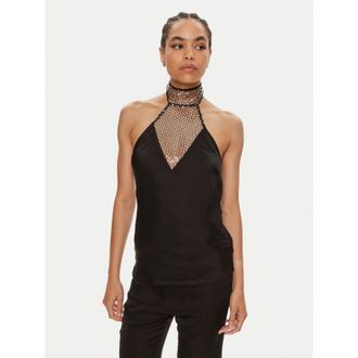 Rotate Top Victoria 112536100 Schwarz Slim Fit