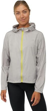 Danish Endurance Veste Coupe-Vent Femme, Léger & Respirant, Poches Fermées, Capuche Ajustable, Gris, XXL