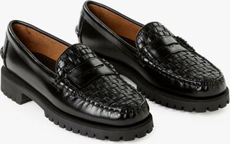 Sebago Mocassins en cuir m&eacute;lang&eacute;