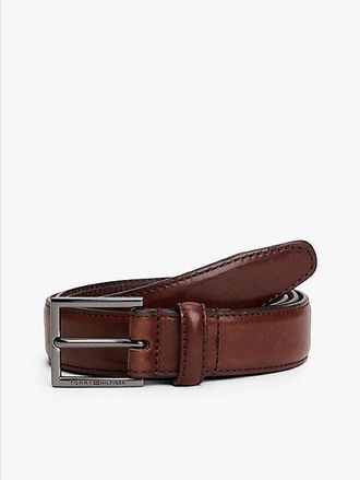 Tommy Hilfiger Ceinture en cuir à boucle carrée