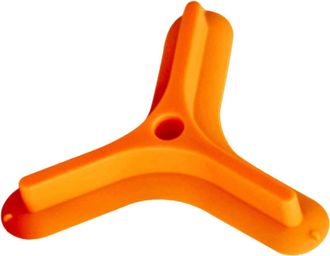 Cabilock Silikon Food Plate Divider in Orange Lebensmitteltrenner Aus Lebensmittelechtem Silikon Flexibel Und Langlebig Für Tellerportionierung Zu Hause Restau