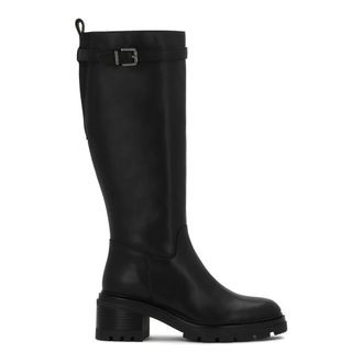 Kazar Femme, Chaussures, Noir, Taille: 40 EU Bottes en cuir &agrave; talons larges.Ce produit taille petit