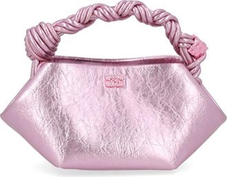 Ganni Womens Mini Bou Bag Pink Handbags Hand