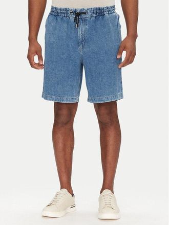 HUGO BOSS Jeansshorts 50537804 Blau Relaxed Fit