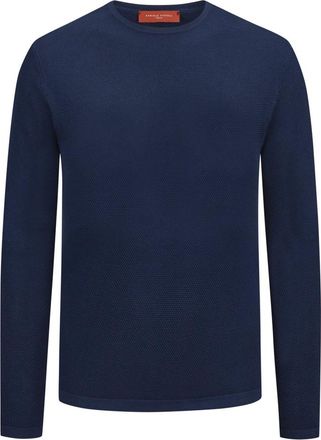 Daniele Fiesoli Leichter Pullover aus Baumwolle mit Reiskornstrick in