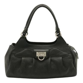 Ferragamo Pre-owned Leder 2way Handtasche - - Pre-owned - Damen - Schwarzk - ONE SIZE