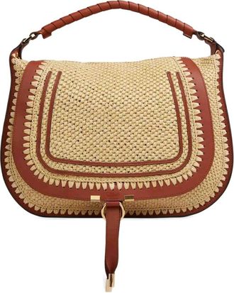 Chlo&eacute; Femme, Sacs, Beige, Taille: ONE Size Marcie Shoulder Bag