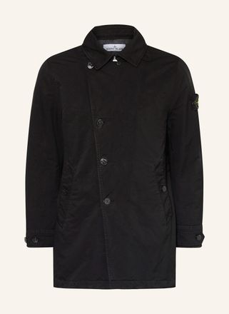 Stone Island Trenchcoat schwarz