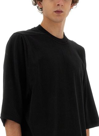 Rick Owens Cotton T-Shirt - Black
